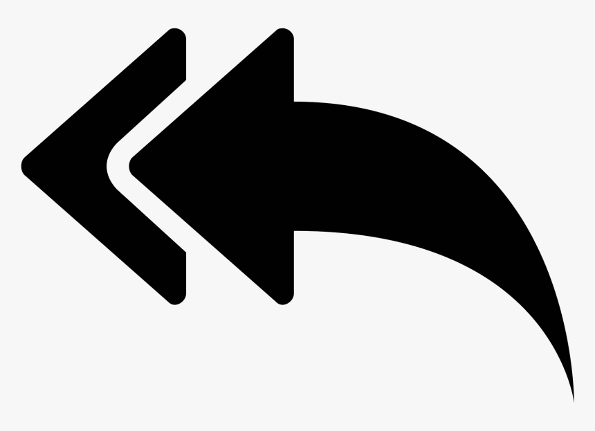 Reply All Arrow Icon - Arrow Sign Png, Transparent Png , Transparent ...