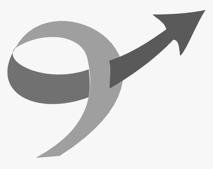 Transparent Curve Arrow Png - Twisted Arrow Clipart, Png Download ...