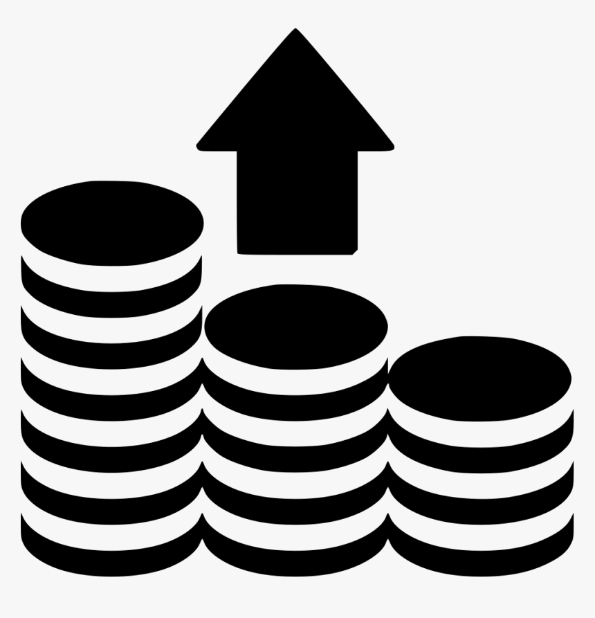 Coin Png Icon - Coins With Arrow Icon, Transparent Png , Transparent ...