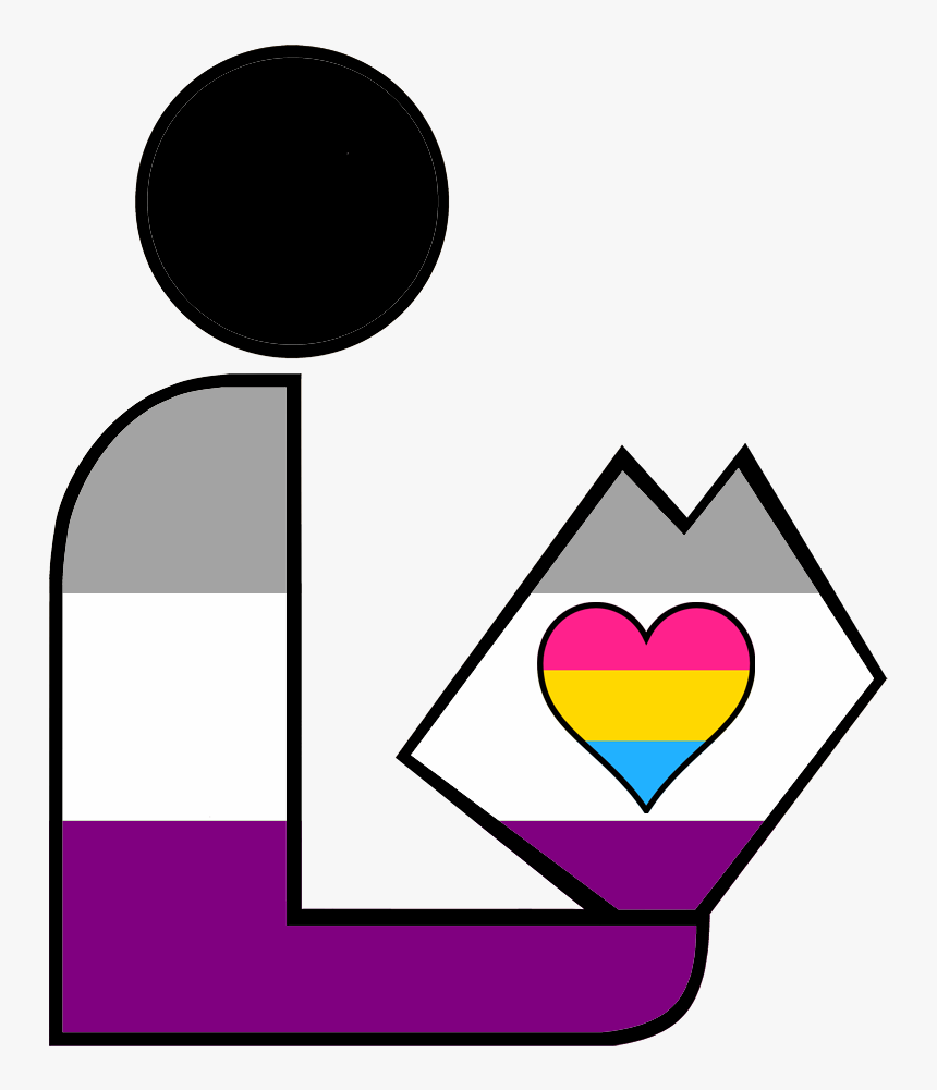 Asexual Panromantic Library Logo 2, HD Png Download , Transparent Png ...