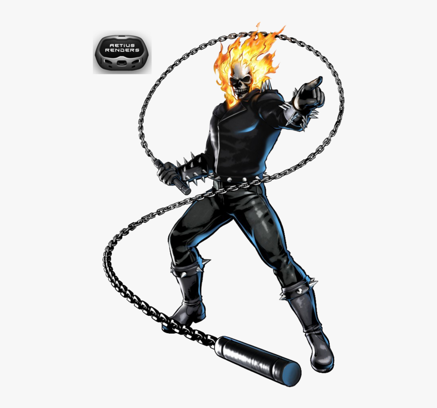 Ghost Rider Clipart Zero - Ultimate Marvel Vs Capcom 3, HD Png Download ...