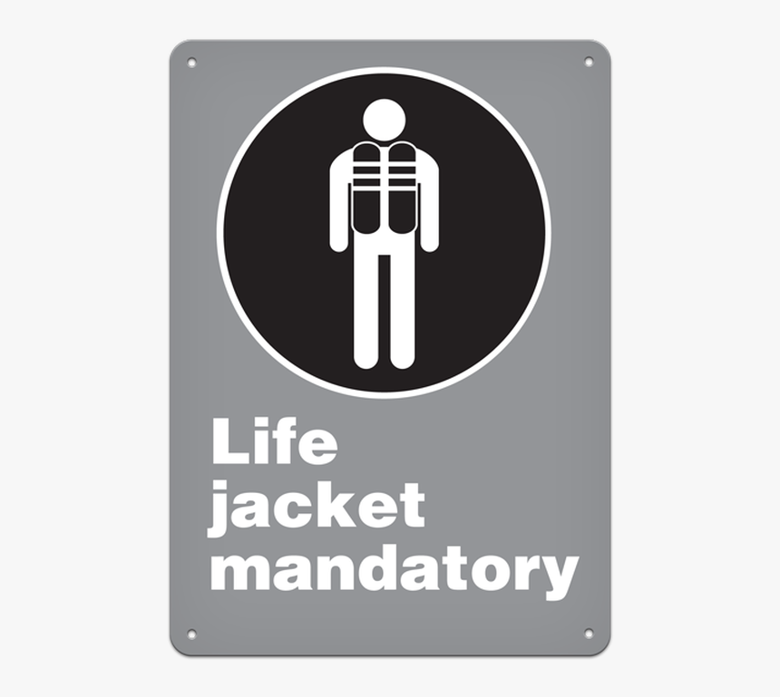 Safety Sign No Lifejacket, HD Png Download , Transparent Png Image ...