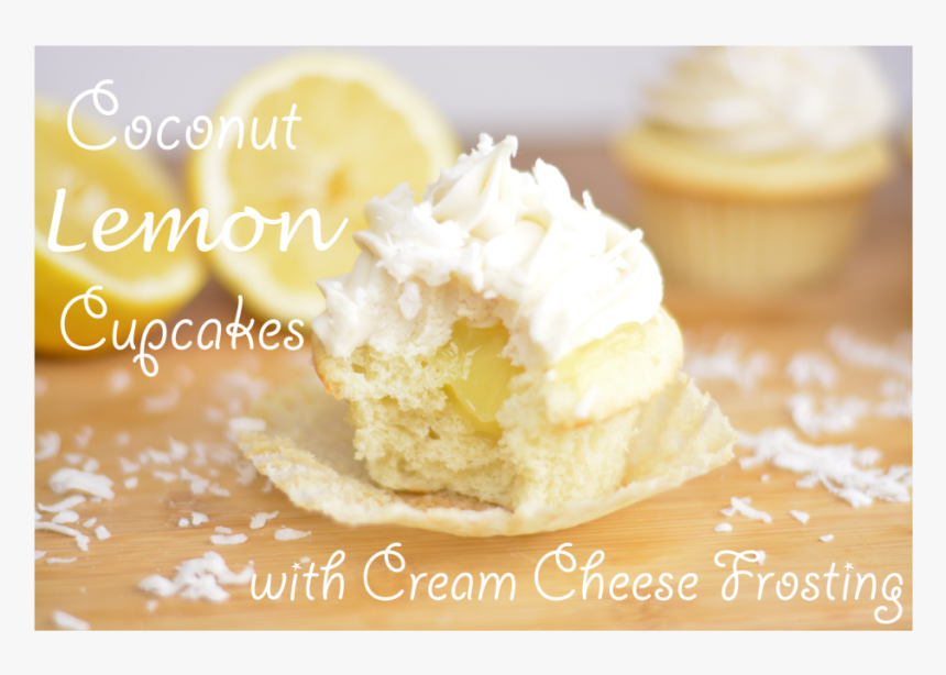Coconut Lemon Cupcakes Title, HD Png Download , Transparent Png Image ...