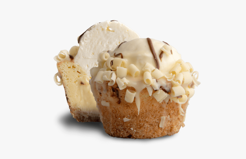 Cross-section View Of A White Chocolate Fudge Bomb - Cupcake, HD Png ...
