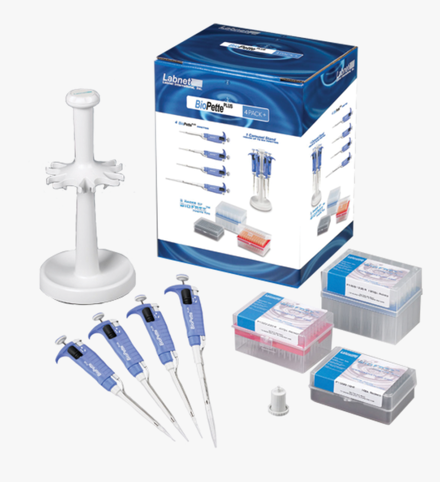 Biopette™ Plus Four Pack Starter Pipette Kit By Labnet - Biopette Plus ...