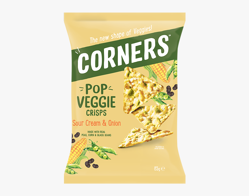 Corners Pop Veggie Crisps, HD Png Download , Transparent Png Image ...