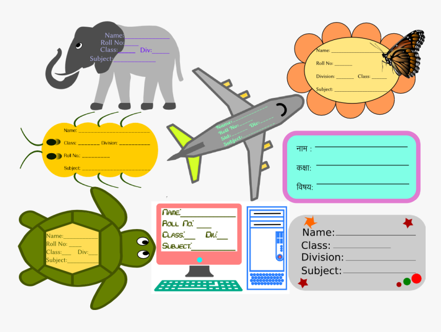 Notebook Label Example, HD Png Download , Transparent Png Image - PNGitem