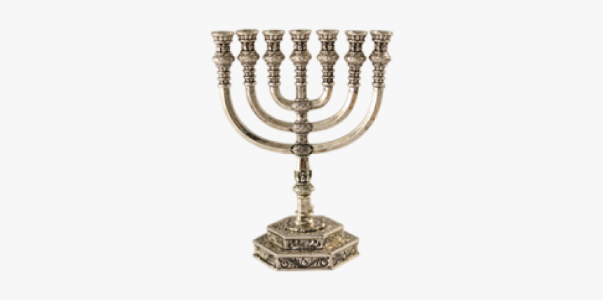 Mini 7 Branch Temple Menorah - Miniature Menorah, HD Png Download ...