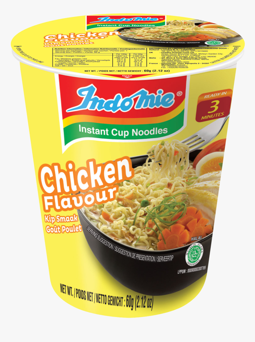 Indomie Chicken Cup Noodles, HD Png Download , Transparent Png Image ...