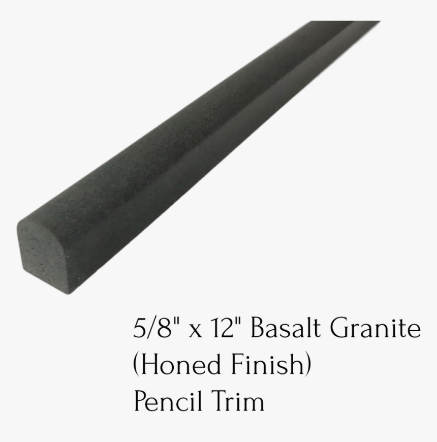 Basalt Granite Pencil Trim 5/8 - Marking Tools, HD Png Download ...