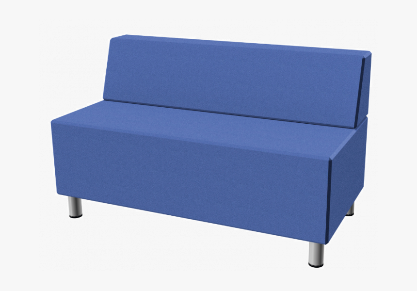 Relax Small Rectangular Sofa With Seat Back - Bench, HD Png Download ...
