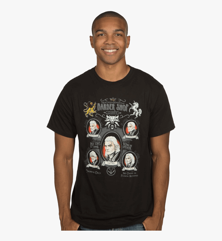 Witcher 3 Shave And A Haircut T-shirt - Witcher T Shirt, HD Png ...
