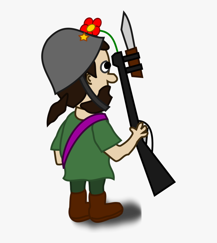 Soldier Svg Clip Arts - Guy Back Cartoon Png, Transparent Png ...