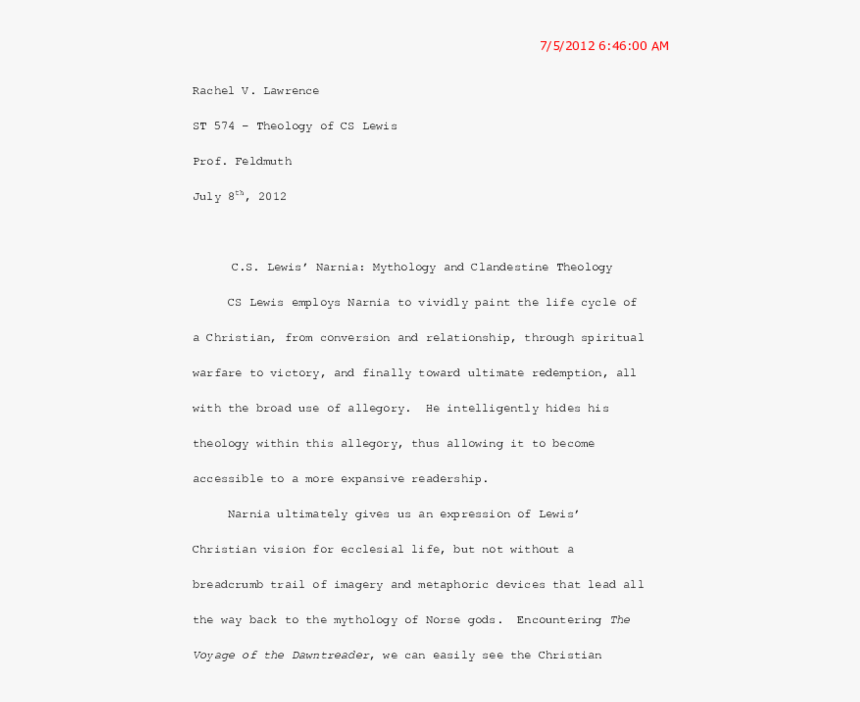 Typed Letter, HD Png Download , Transparent Png Image - PNGitem