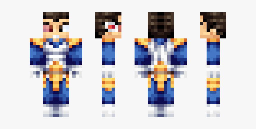 Skin De Minecraft Pe De Vegeta, HD Png Download , Transparent Png Image ...