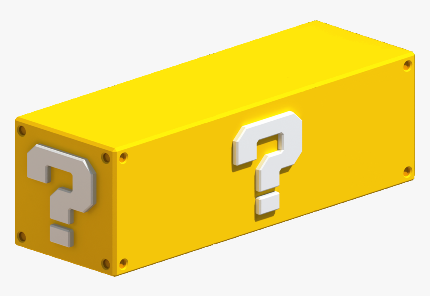 Transparent Mario Block Png - Question Mark Block Png, Png Download ...