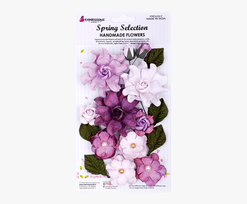 Handmade Paper Flowers For Decoration - Bouquet, HD Png Download ...