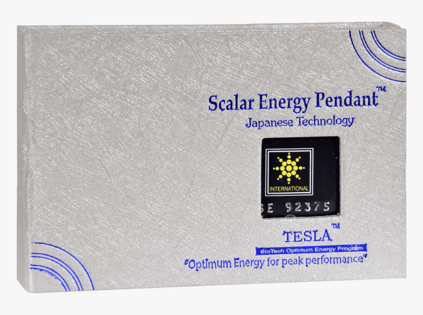 Cell Shield Quantum Energy Scalar Pendant - Box, HD Png Download ...