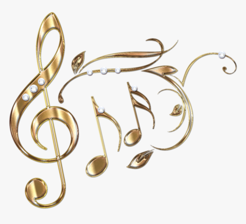 #mq #gold #music #notes #note, HD Png Download , Transparent Png Image ...