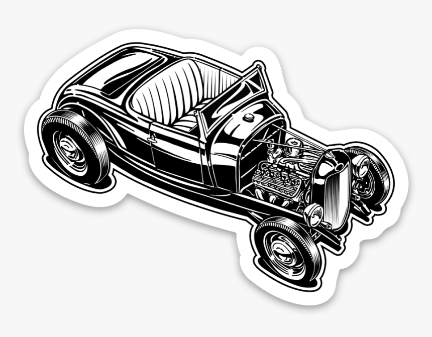 Av8 Roadster Sticker a Mike Elmer Drawing Of My Buddy, HD Png Download ...