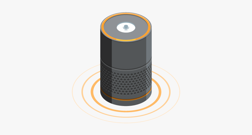 Smart Speaker Voice Assistant 3d Isometric - Circle, HD Png Download ...
