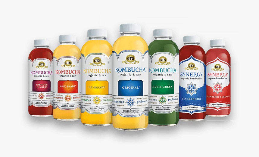Kombucha - Gts Living Foods Kombucha, HD Png Download , Transparent Png ...