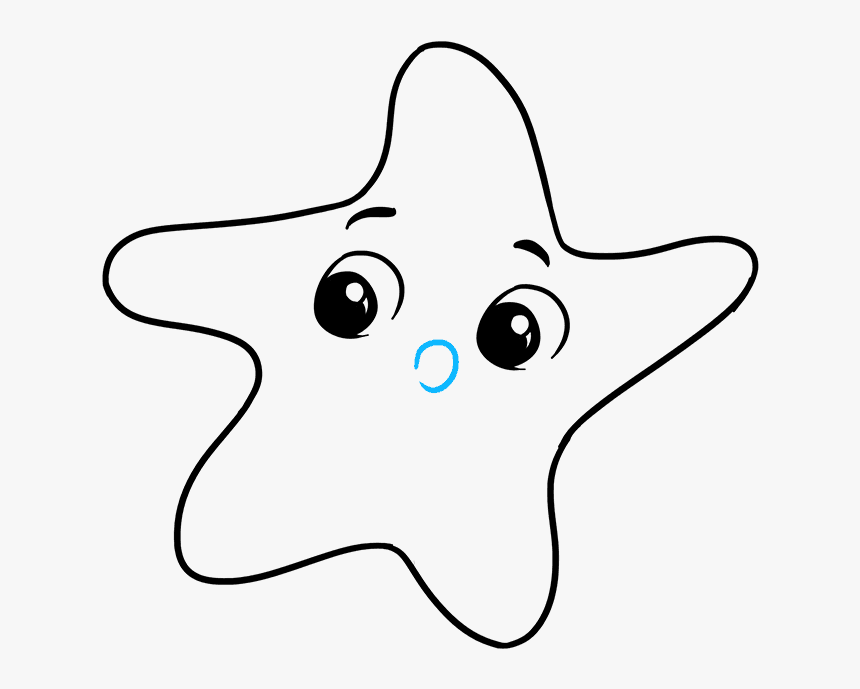 How To Draw Cartoon Stars, HD Png Download , Transparent Png Image ...