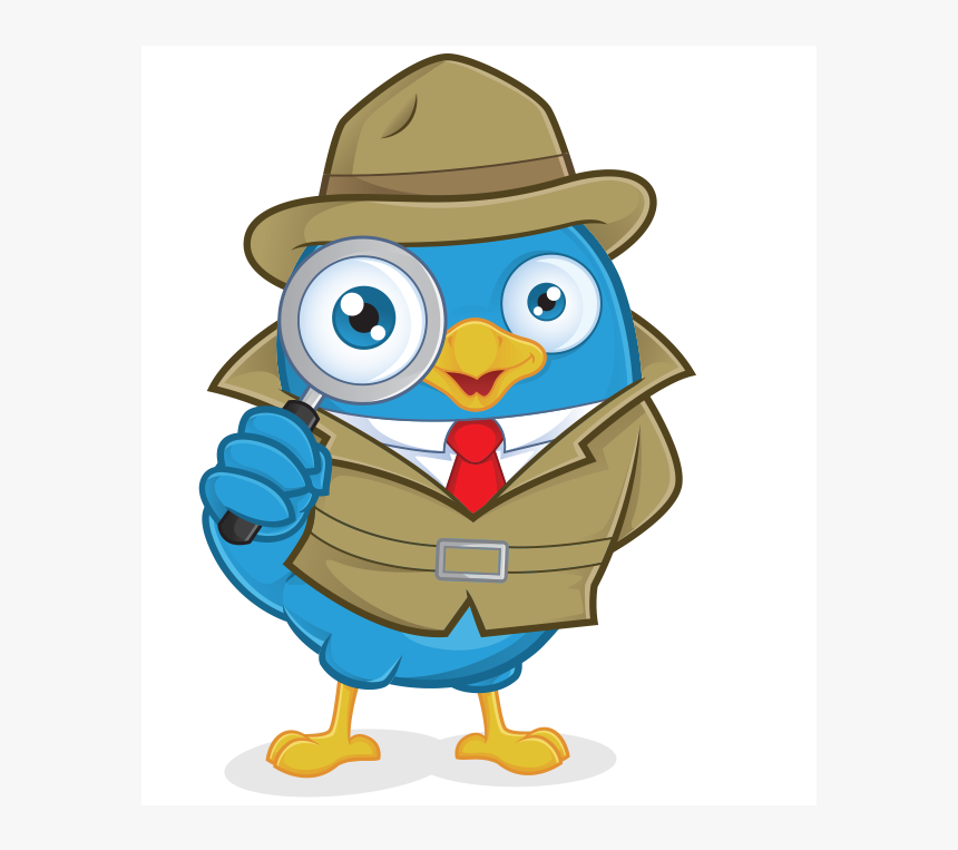 Twitter Detective Square - Bird Detective, HD Png Download ...