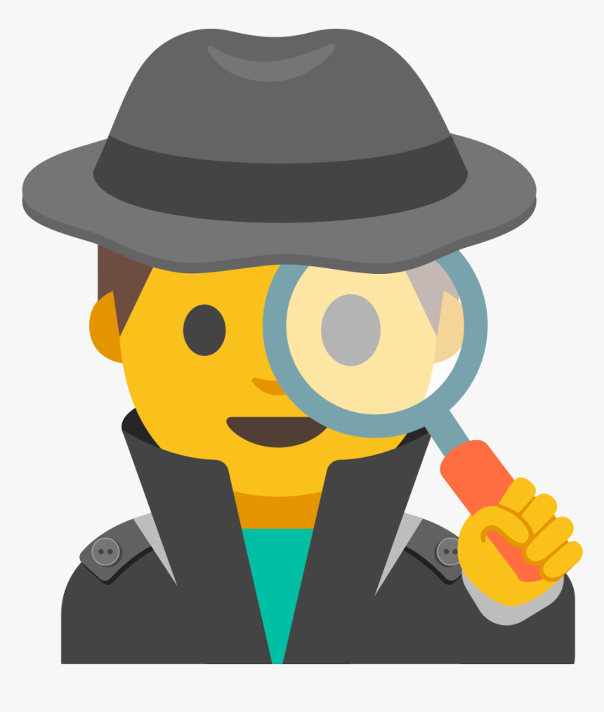 Detective Emoji Android, HD Png Download , Transparent Png Image - PNGitem