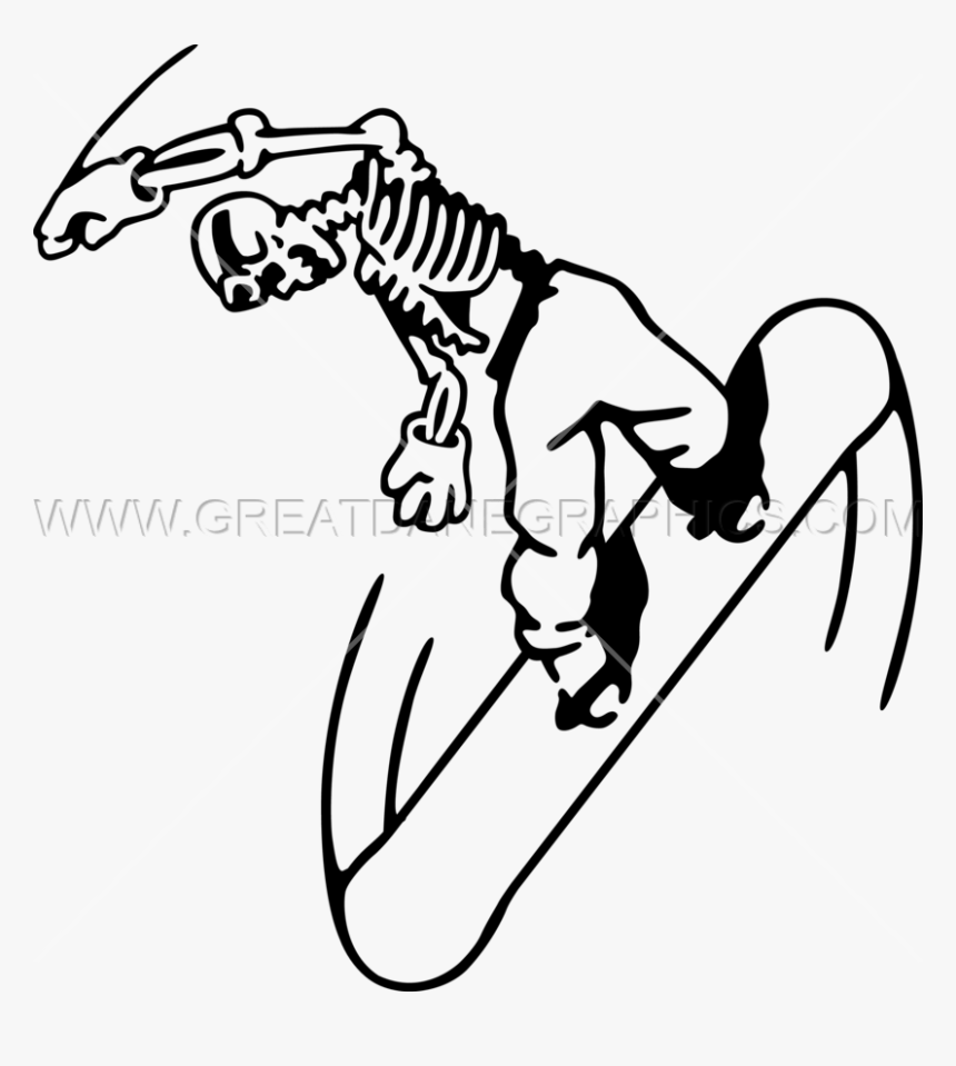 At Getdrawings Com Free - Skeleton Snowboarding, HD Png Download ...