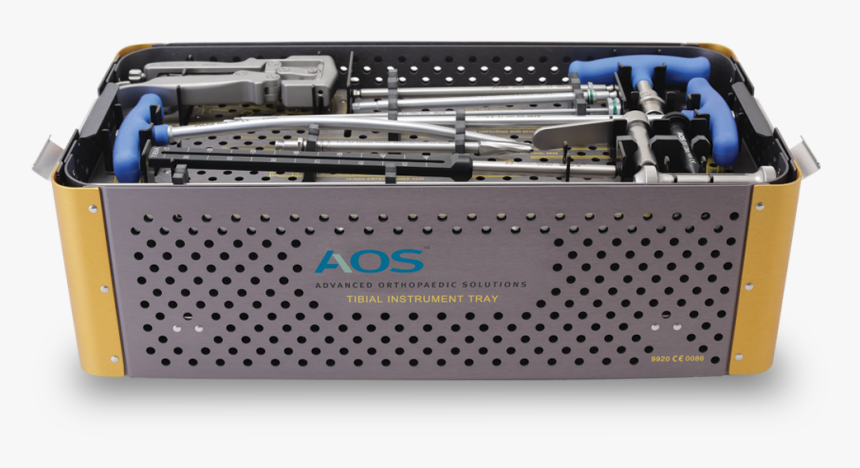 Tibial-tray1 - Advanced Orthopedic Solutions Trays, HD Png Download ...