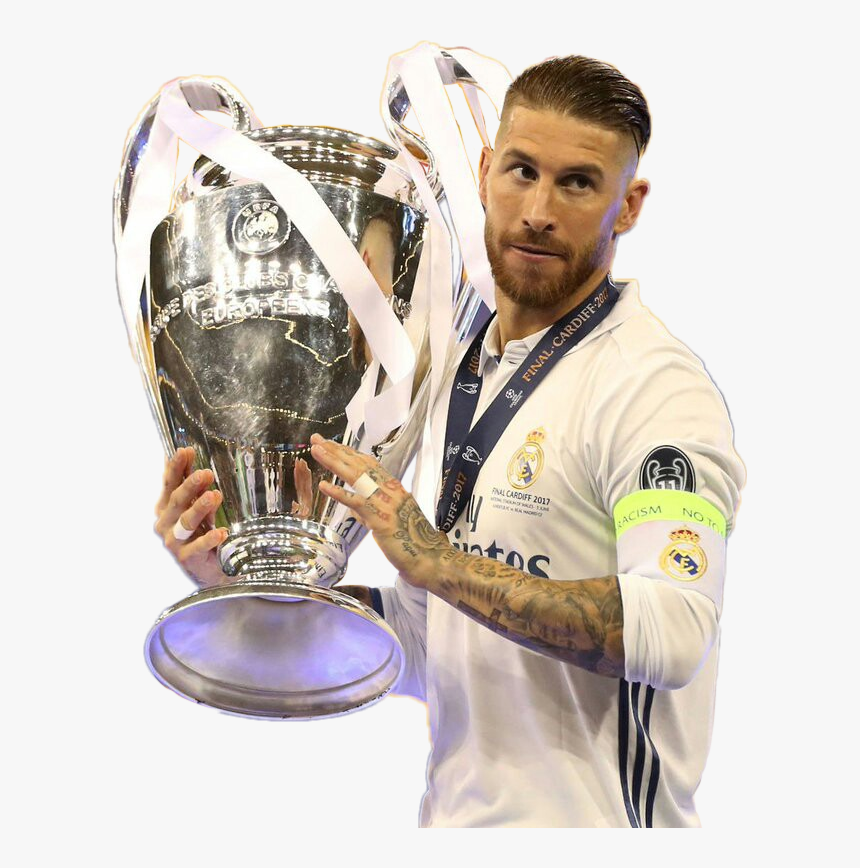 Sergio Ramos , Png Download - Sergio Ramos Ucl Trophy, Transparent Png ...