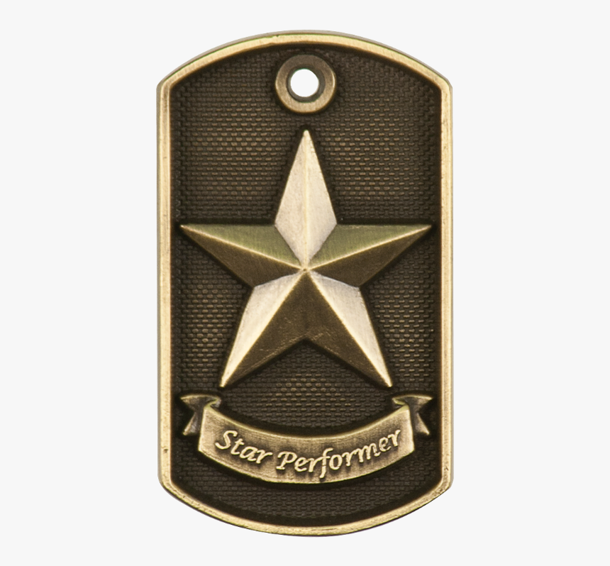 Star Performer 3d Dog Tag - Star Performers Nasa Badge, HD Png Download ...