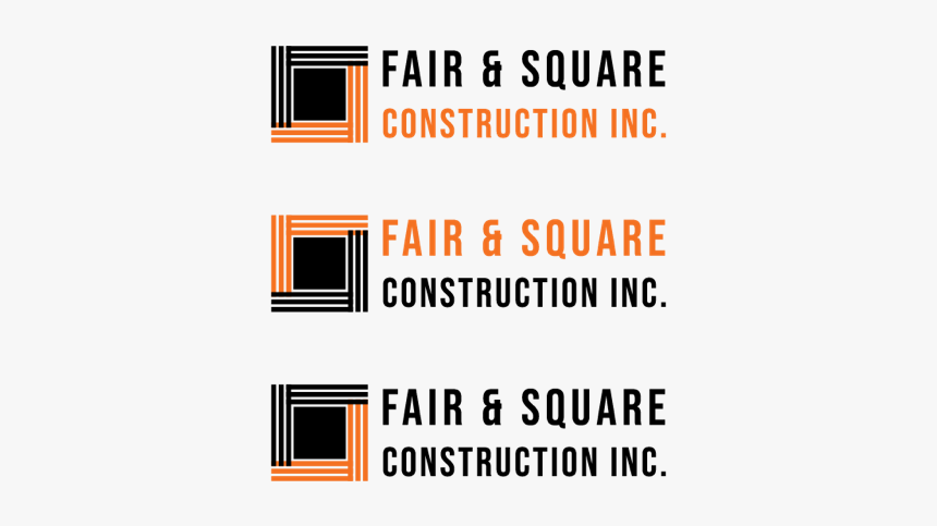 Fair & Square Logo Vector Graphic Design Minimal Clean - Colorfulness ...