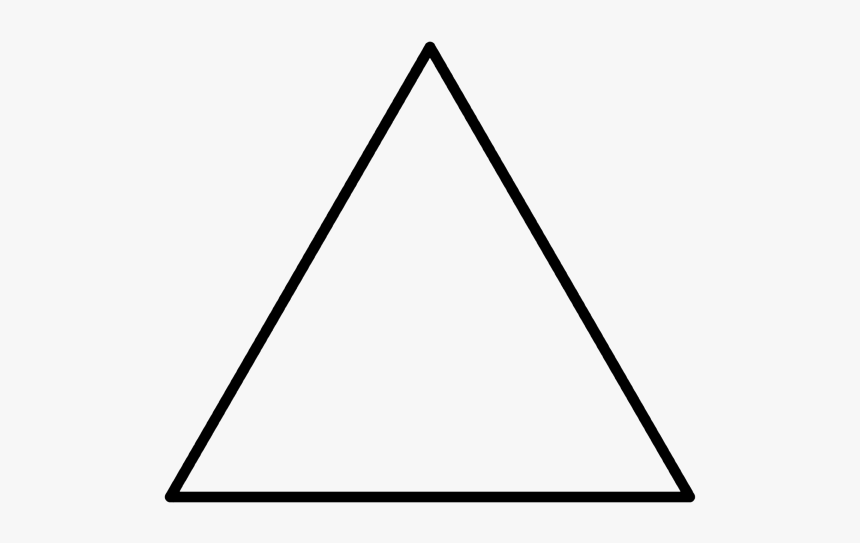 Fire Alchemy Symbol - Triangle Shape, HD Png Download , Transparent Png ...