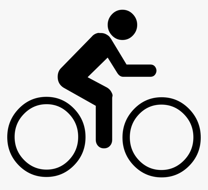 Cycling - Man On Bike Clipart, HD Png Download , Transparent Png Image ...