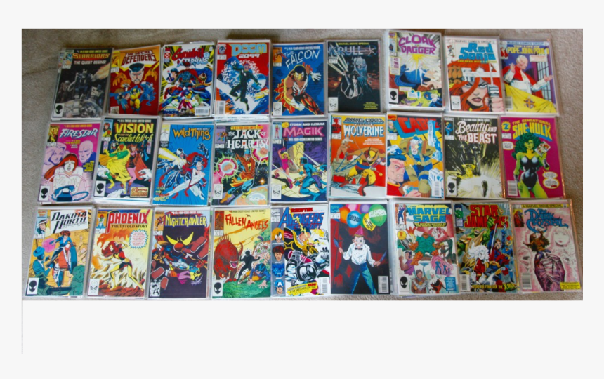 Marvel Comic Book Collection , Png Download - Comic Book, Transparent ...
