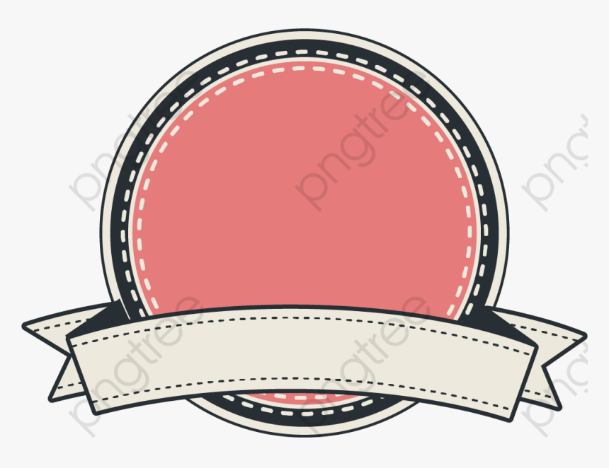 Label Clipart Png - Cartoon Circle Banner Png, Transparent Png ...