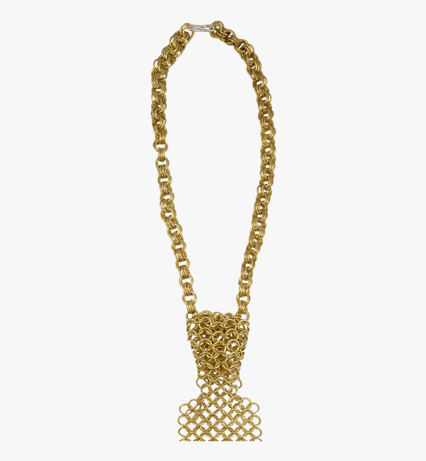 Brass Chainmail Tie - Chain, HD Png Download , Transparent Png Image ...