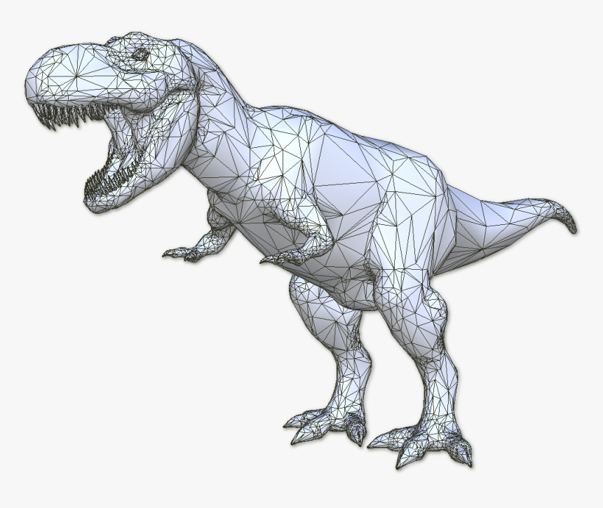 3d Mesh Png - T Rex Mesh Cfd, Transparent Png , Transparent Png Image ...