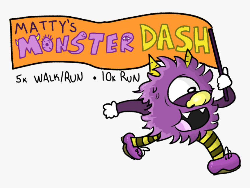 Monster Running Clipart, HD Png Download , Transparent Png Image - PNGitem