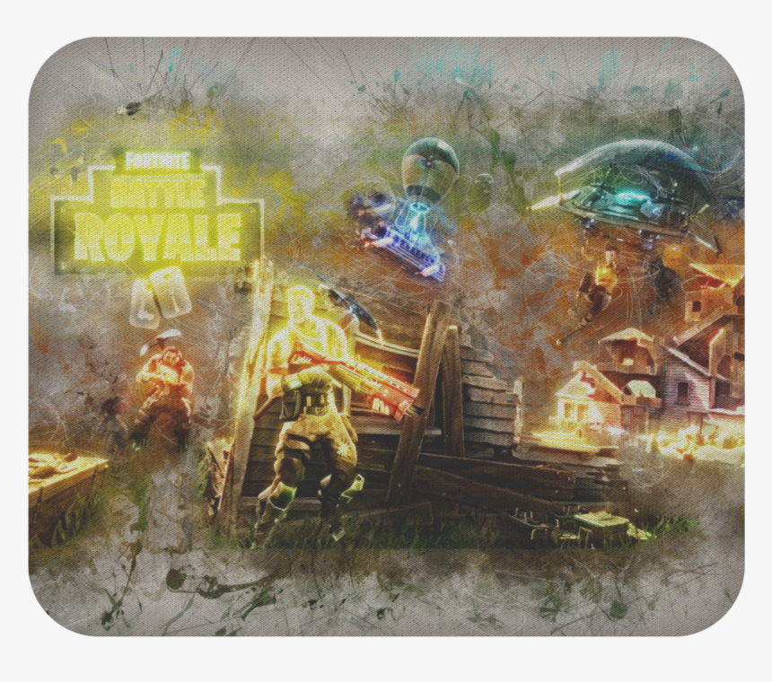 Fortnite Mouse Pad Fortnite Funny Lsmm223 - Painting, HD Png Download ...