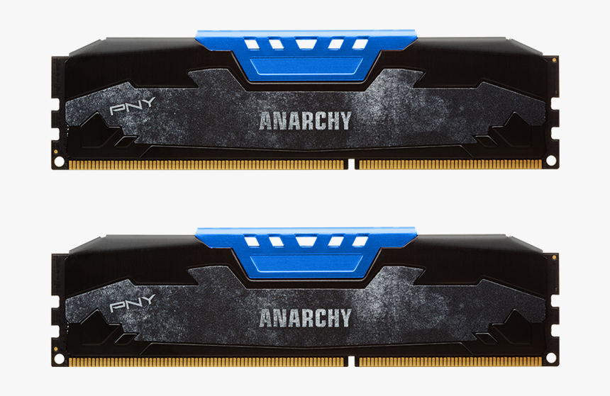 Pny Anarchy Ddr3 Blue Dual Fr - Memory Hynix 8gb Ddr3 10600, HD Png ...