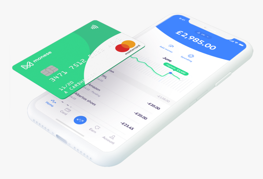 Monese Prepaid Debit Card Earn Up To 25 € / 25 £ Opening - Monese, HD ...