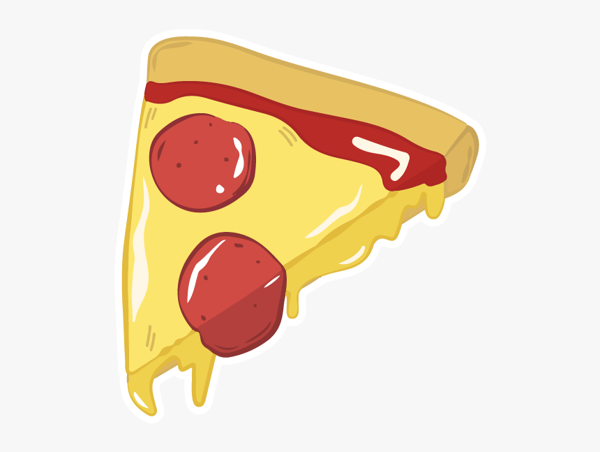 Pizza Pin - Cartoon, HD Png Download , Transparent Png Image - PNGitem