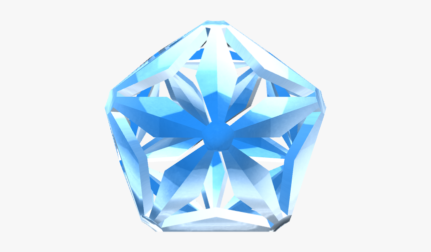 Xmas Low Poly 3d Snowflake - Diamond, HD Png Download , Transparent Png ...