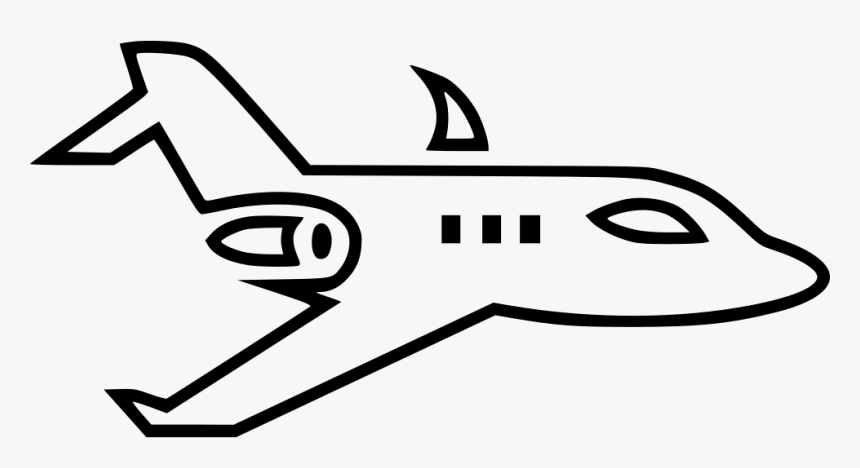 Aeroplane - Line Art, HD Png Download , Transparent Png Image - PNGitem