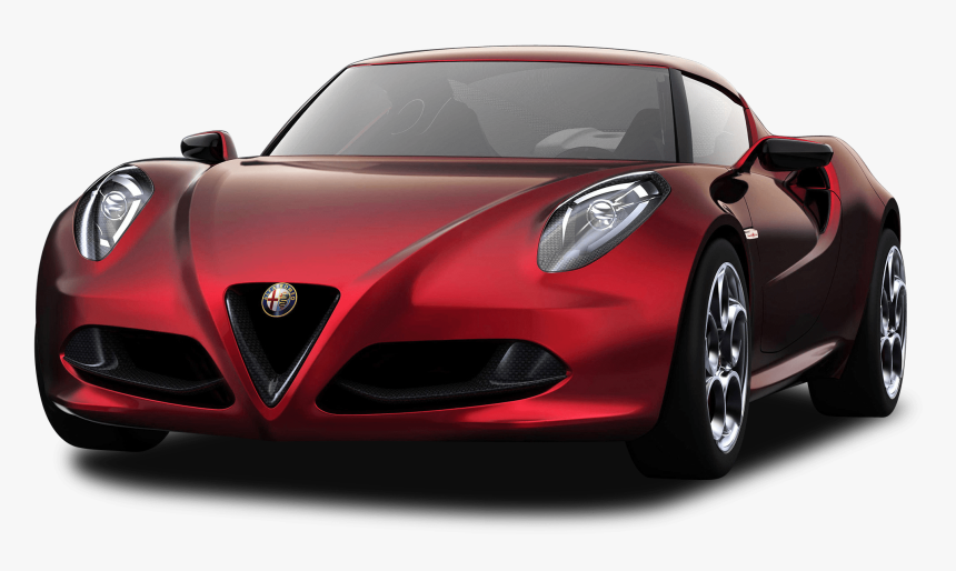 Red Alfa Romeo Sports Car, HD Png Download , Transparent Png Image ...
