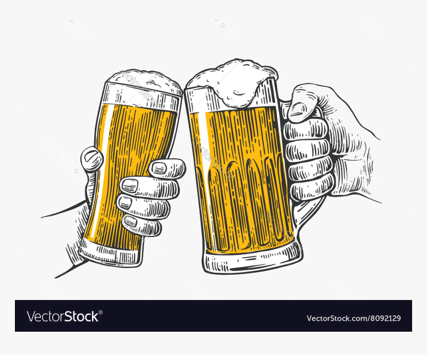 1000 X 787 - Beer Cheers Png Draw, Transparent Png , Transparent Png ...