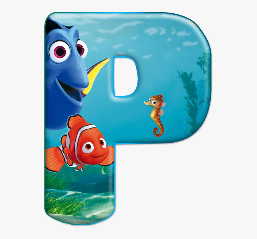Alfabeto Decorativo Nemo Png - Finding Nemo Alphabet Letters ...